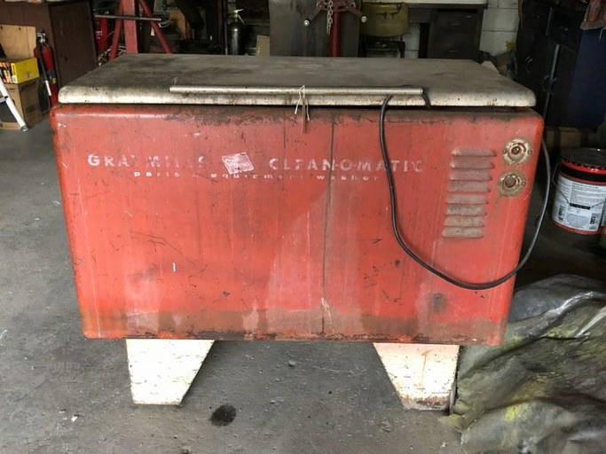 Gray Mills Clean O Matic Parts Washer. All Items From