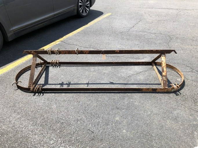 OLDER IRON BUTCHER SHOP MEAT RACK, FOUND IN BACKYARD IN - May 07, 2021 ...