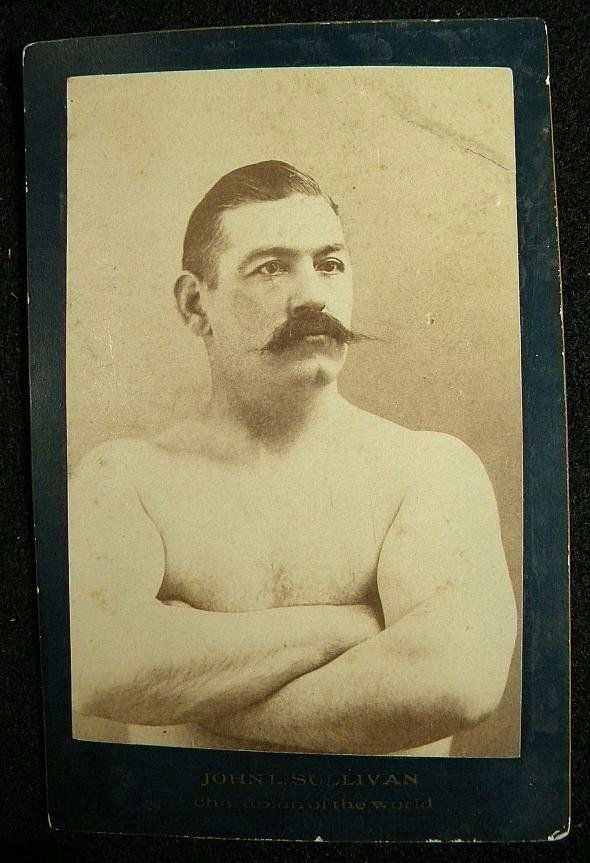 JOHN L SULLIVAN BOXER CABINET CARD IN GOOD CONDITIO - Mar 20, 2010 | JMW Auction Service in NY