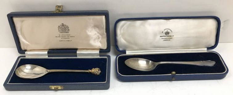 A Mappin & Webb 18ct Gold Silver Jubilee 1952 1977