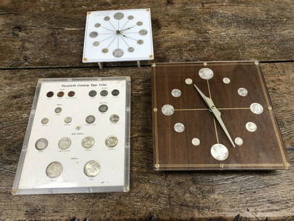 1964 Last United States Silver Coinage Clock Marion Kay Summers Model ...