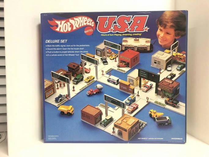Mattel 1981 Hot Wheels Deluxe Set, MIB, never opened or played with. We ...