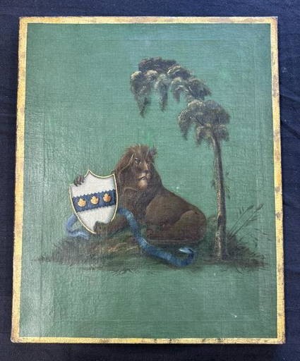 Early 19th C O/c Code Of Arms, Written On Back Is ( Arms Of Jacques ...