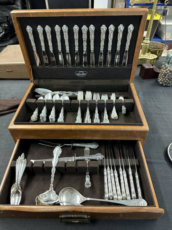 Large Gorham Sterling Silver Flatware Set From Fine Kingston, N.y ...