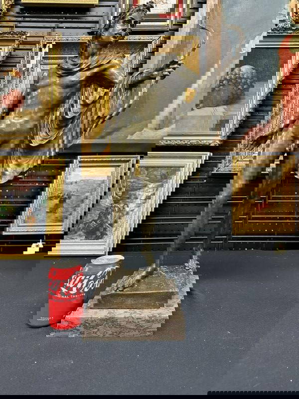 Bronze Sculpture Of Apollo ( God Of The Sun ), On Brownish Marble Base ...