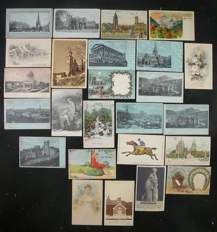( 25 ) Hold To Light Postcards