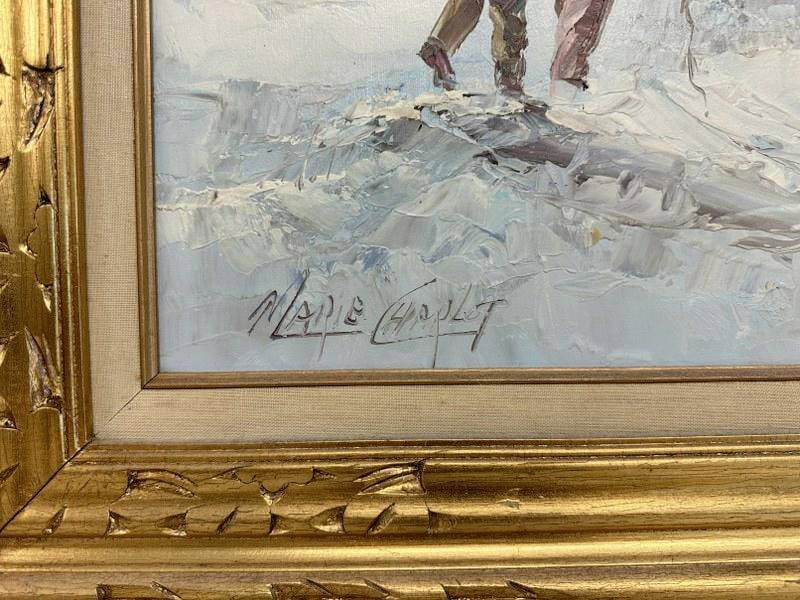 Marie Charlot (20th Century) Was Active/lived In France. O/c Winter ...