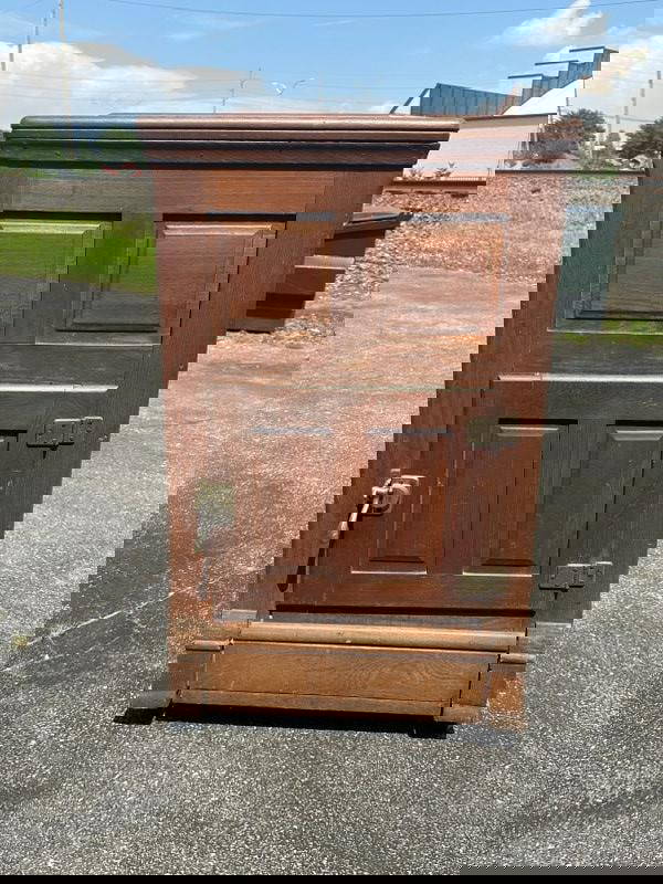 Circa 1900 Oak Ice Box, Lift Top, Structurally Sound, Original Finish ...