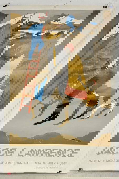 Jacob Armstead Lawrence (1917 - 2000) 1974 Poster ( Whitney Museum Of ...