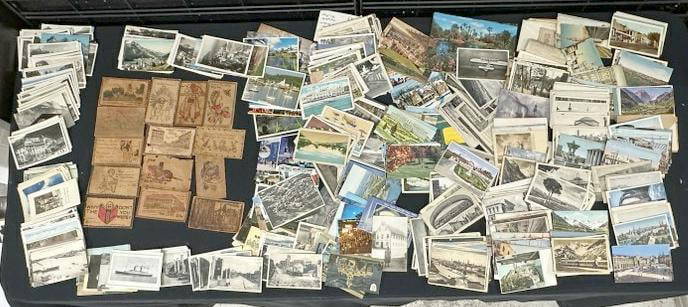 Hundreds Of Older Postcards, Lots Of Foreign Including Good Quantity Of ...