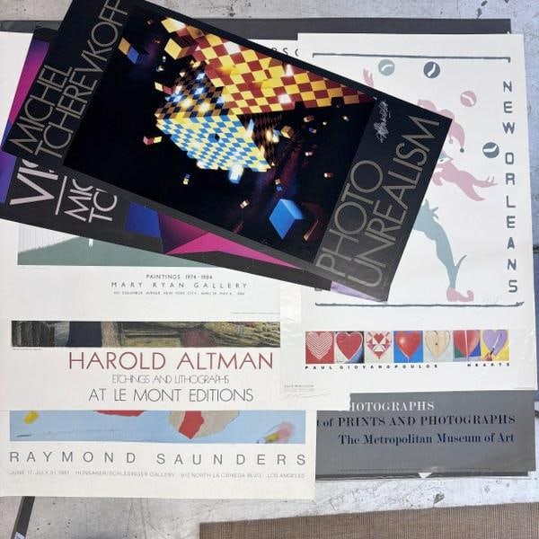 Lot Of 8 Us Art Posters Harold Altman Gretchen Dow Simpson. Some ...