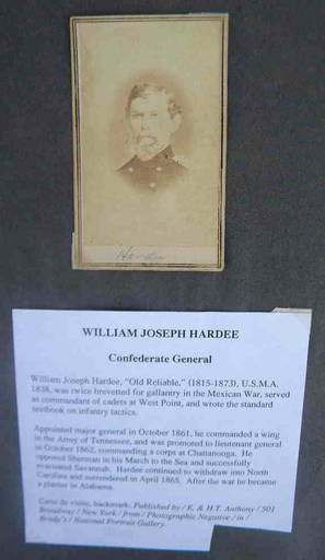 CDV of Confederate Gen William Joseph Hardee - Sep 28, 2013 | JMW ...