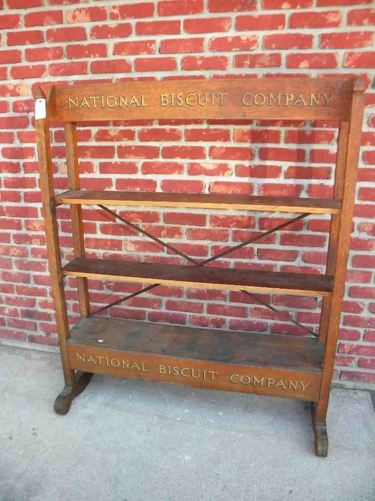 LARGE OAK NATIONAL BISCUIT COMPANY DISPLAY RACK, WITH - Nov 08, 2014 ...