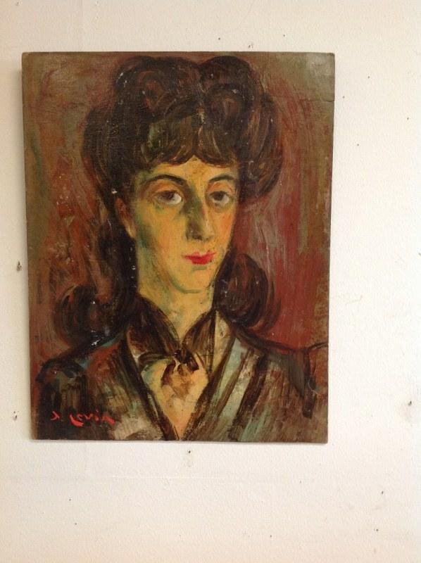 Joseph Levin O/b Portrait Of Woman, Circa 1930's,