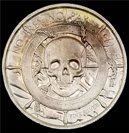 Elemental Mint Privateer Series 2 Oz. Fine Silver Siren Round
