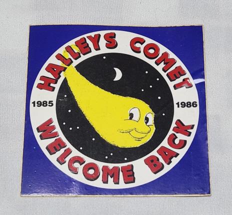 Halley's Comet 1985 Bumper Sticker Auction