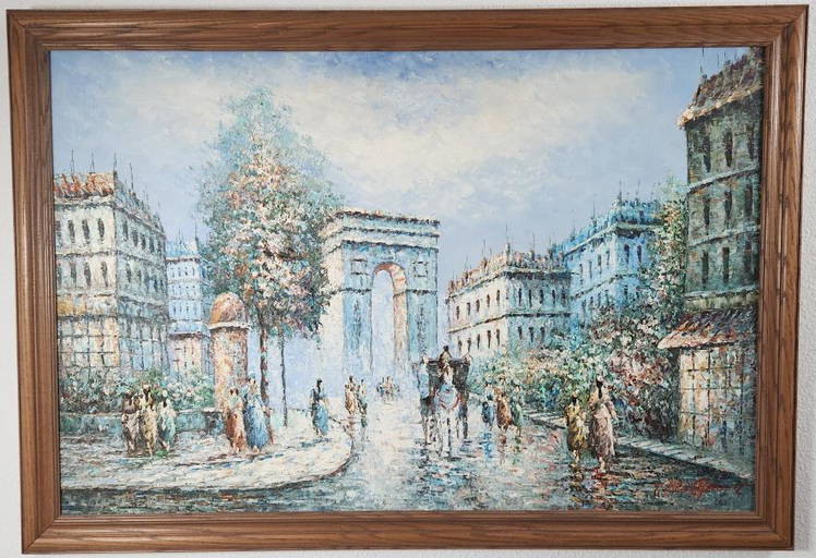 Marie Charlot Original French Oil Painting