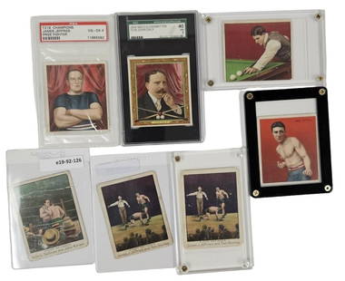 Mecca Hassan Cigarettes Boxing & Billiards Cards