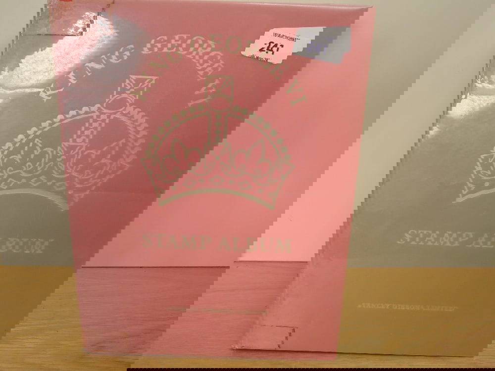 King George Vi Stamp Album By Sg (2nd Edition) With Used Stamp ...