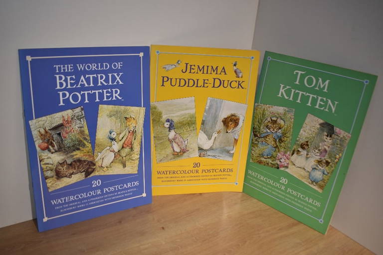 Beatrix Potter. Three Issues From The 20 Watercolour Postcards Series ...