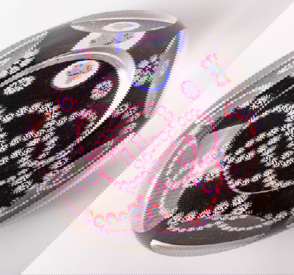 A Whitefriars Glass Pl503 1976 Montreal Olympic Games Paperweight, 6+1 ...