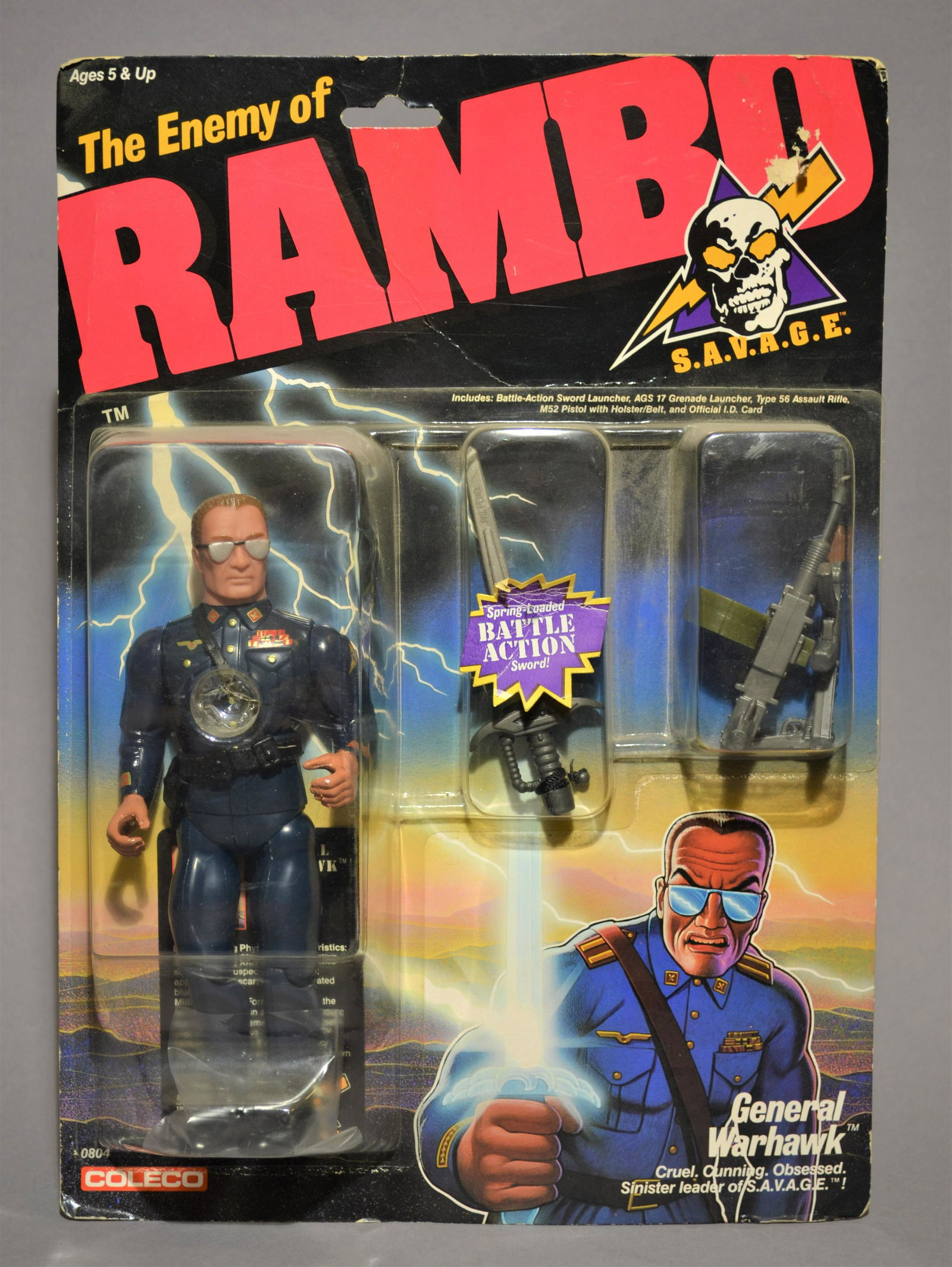 Rambo - General Warhawk - MOC - Vintage - 1986 - Coleco (#0016) on May ...