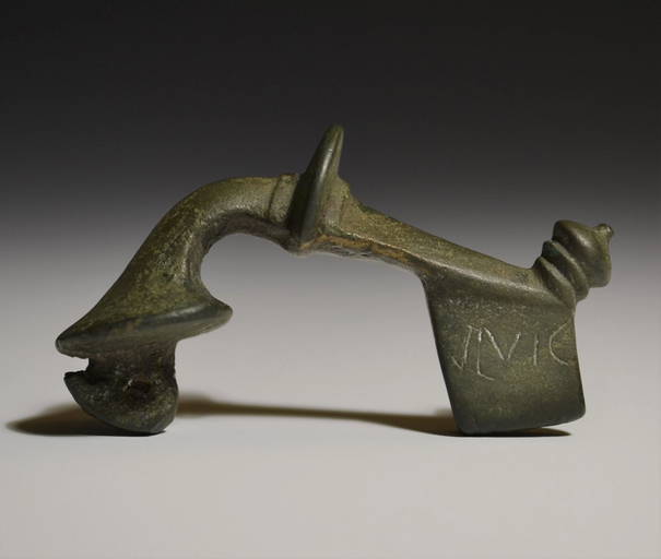 Rare Ancient Roman Bronze Trumpet Fibula With Inscription : ILVIC ...
