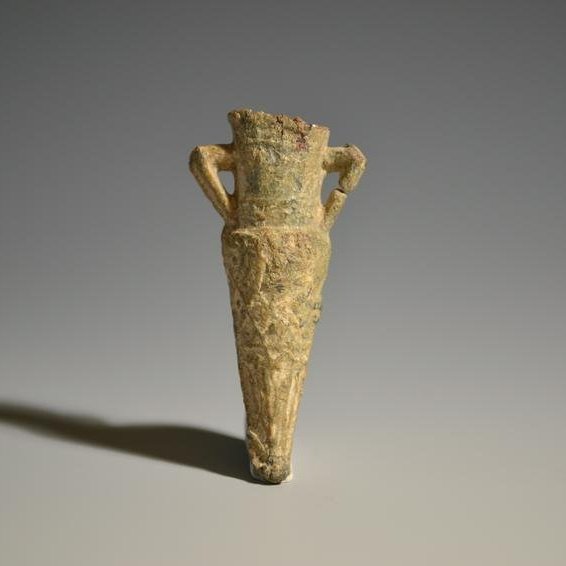 Ancient Roman Lead Ampulla