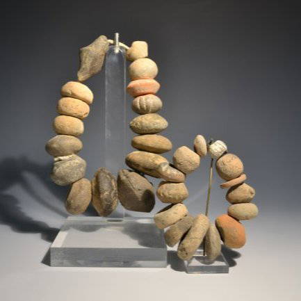 Ancient Roman Lot Of Spindle Whorls