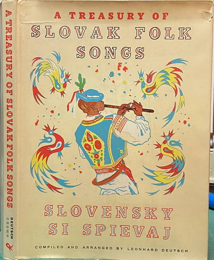 (music) Treasury Of Slovak Folk Songs Lach 1950 Slovakia