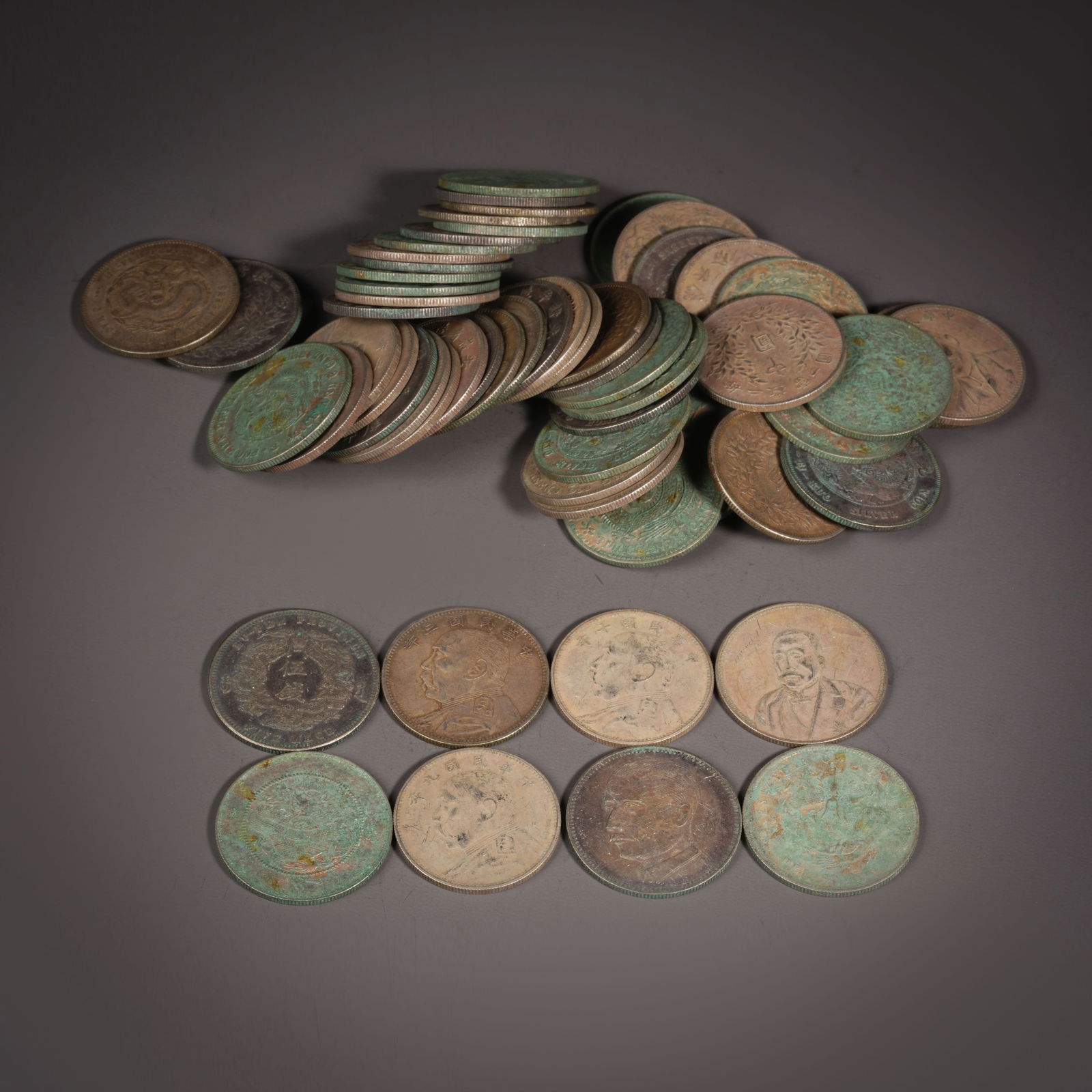 One Set Of Qing Dynasty Silver Coins Auction