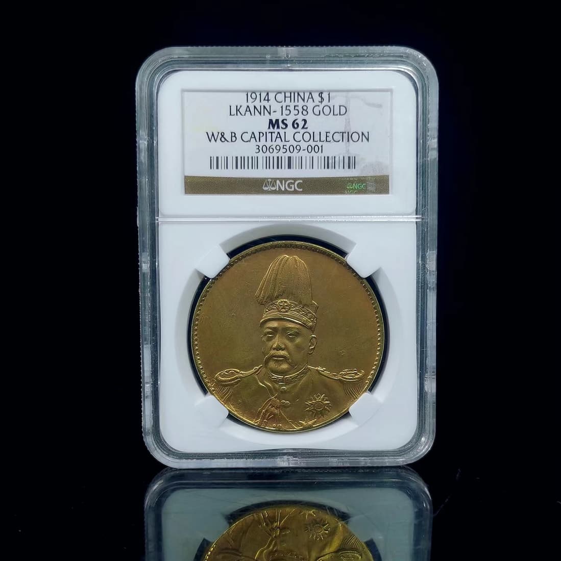 The?republican?period? Republican Commemorative One Yuan Gold Coin With ...