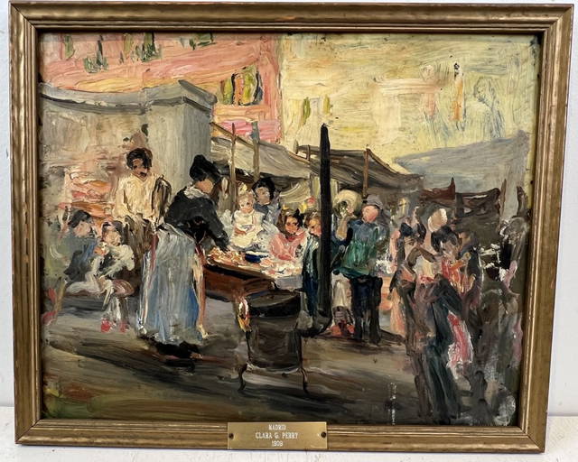 Clara Greenleaf Perry Signed Impressionist Oil Painting (#0217) on Mar ...