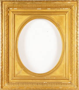 Antique Hudson River School Designer Cove Frame