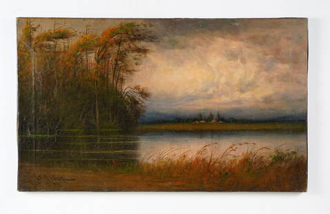 Large James Kerr Landscape Painting