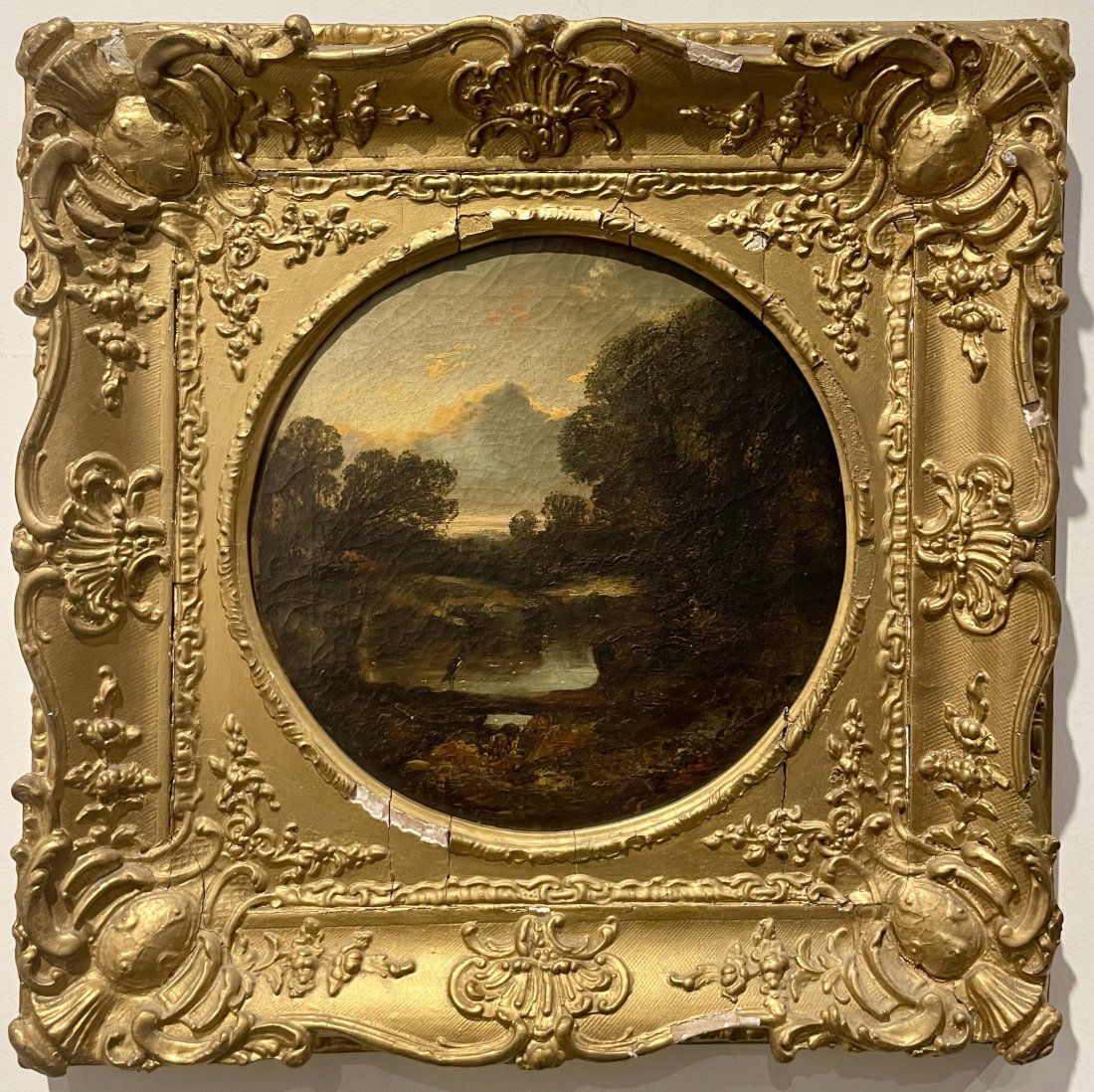 Hudson RIier School Sunset Landscape 1st Tier Artist Important Estate ...