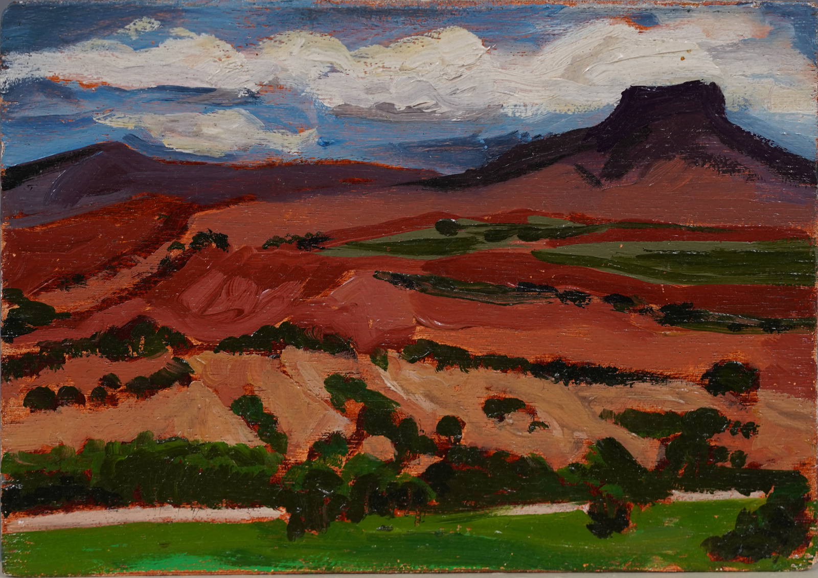 Margaret Ratelle (1931 - 2022) Vintage Texas Impressionist Landscape ...