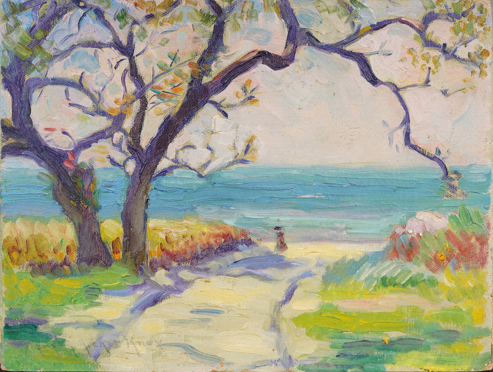 Susan Ricker Knox 1874-1959 Exhibited Woman Artist Impressionist Beach ...