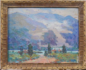 L Stephano Signed Impressionist Oil Painting