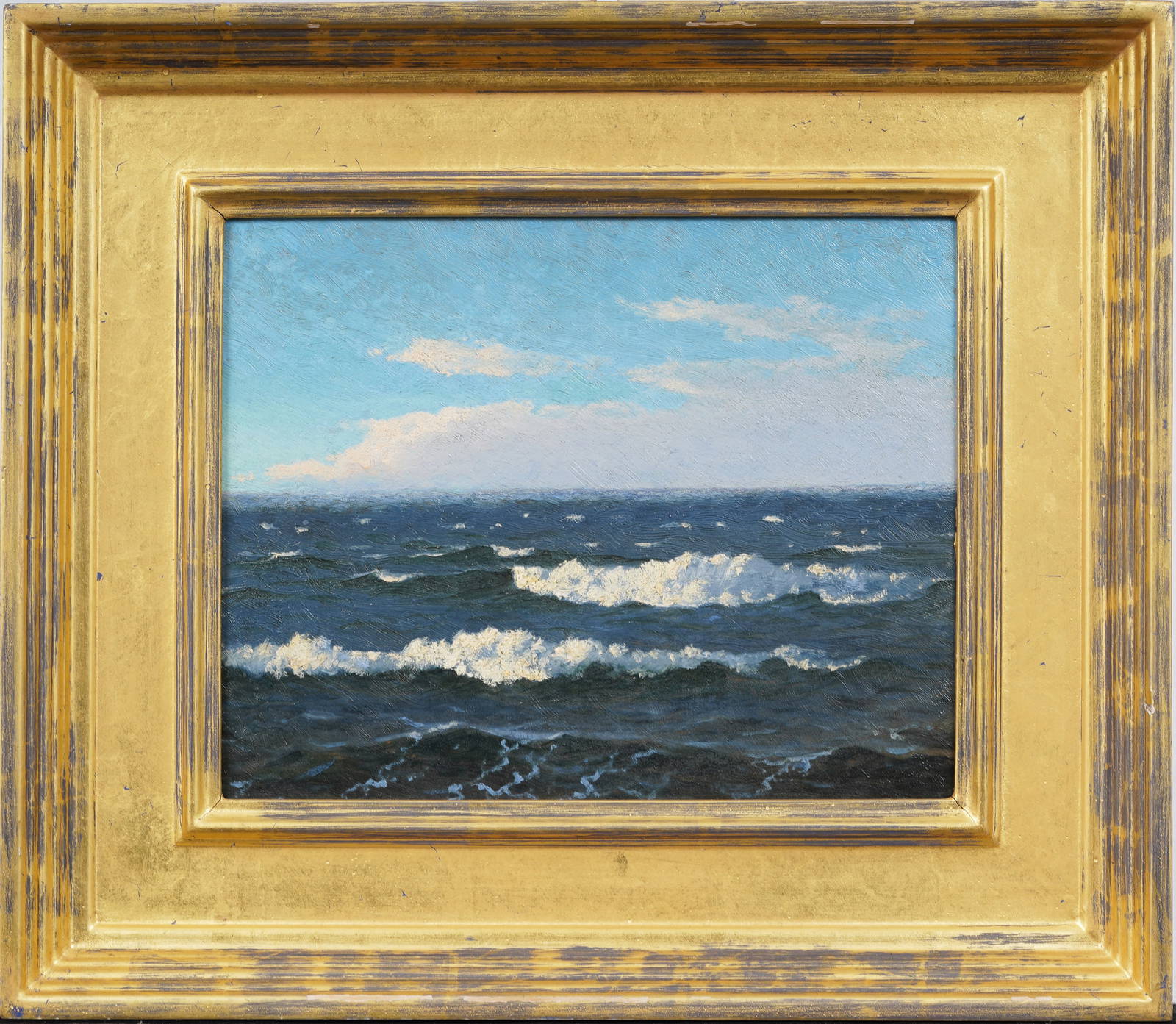 David Gue (1836-1917) Antique American Realist Seascape Framed ...