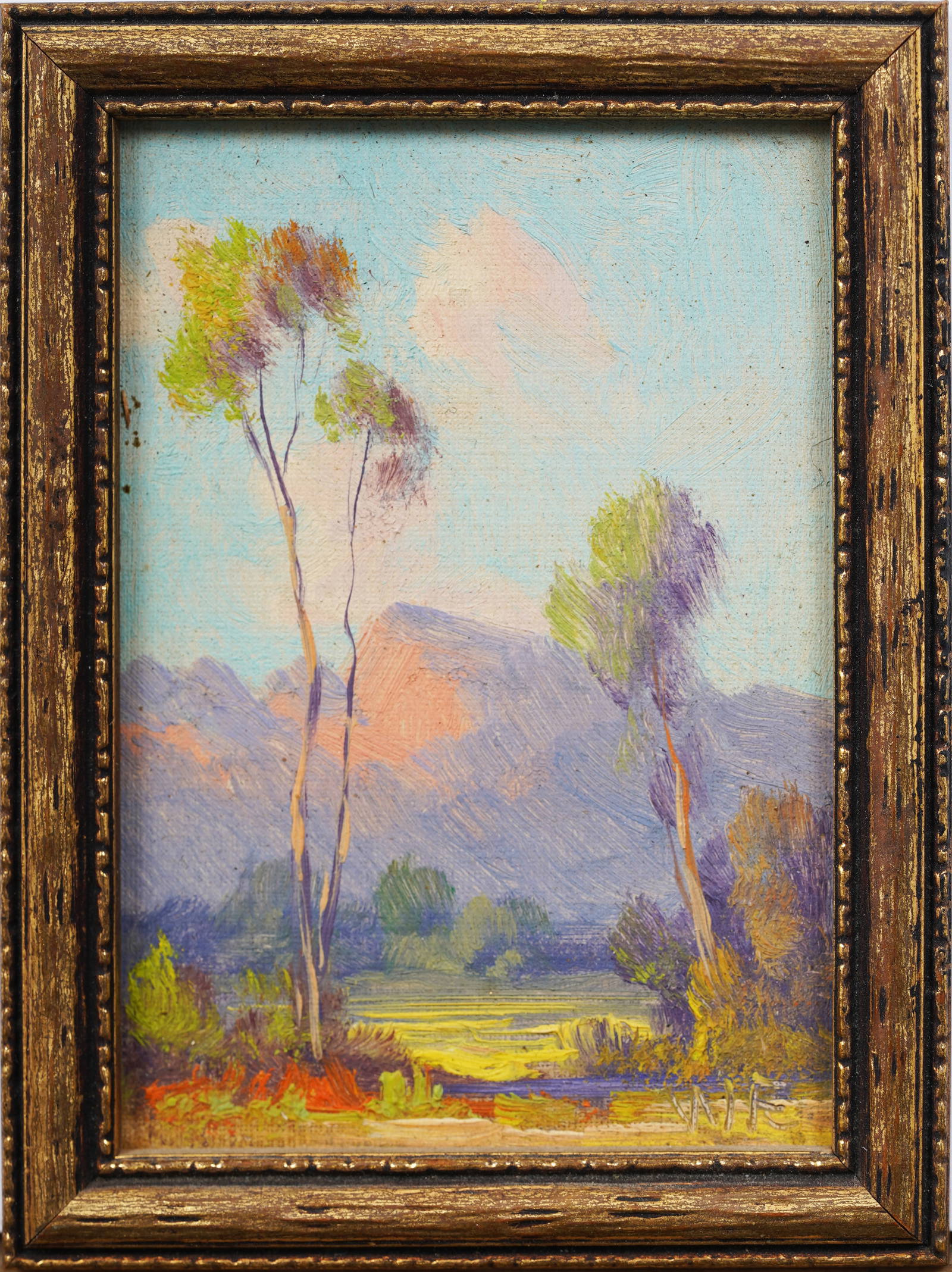 Walter Albert Engelhardt (1893-1956) Antique American Western Wild ...