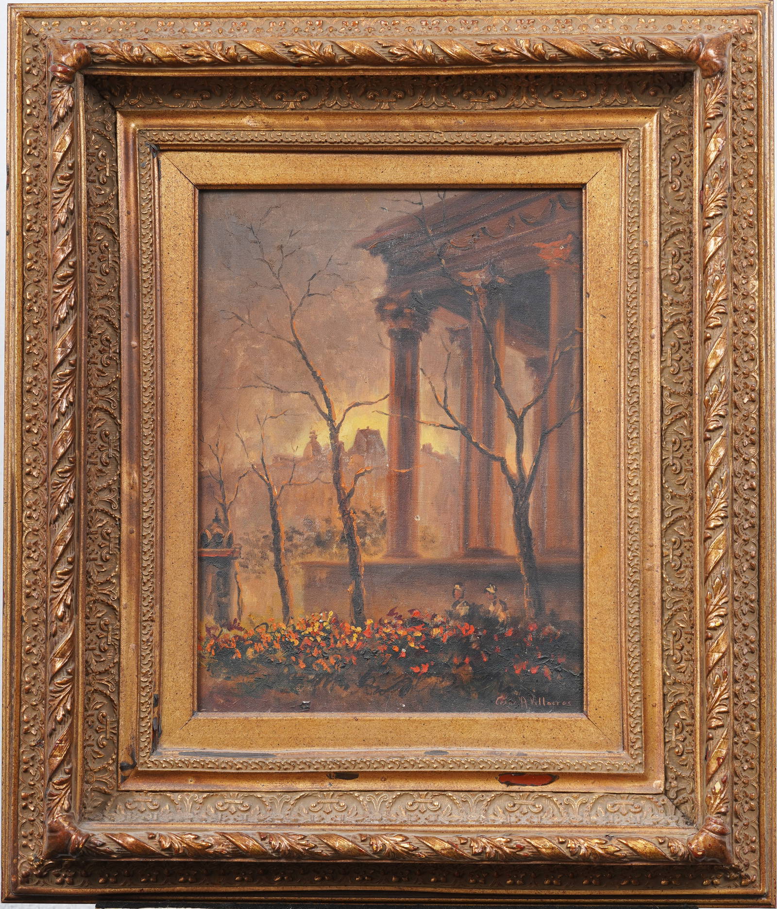 Cesar A. Villacres (1880 - 1941) Antique French Impressionist Paris ...