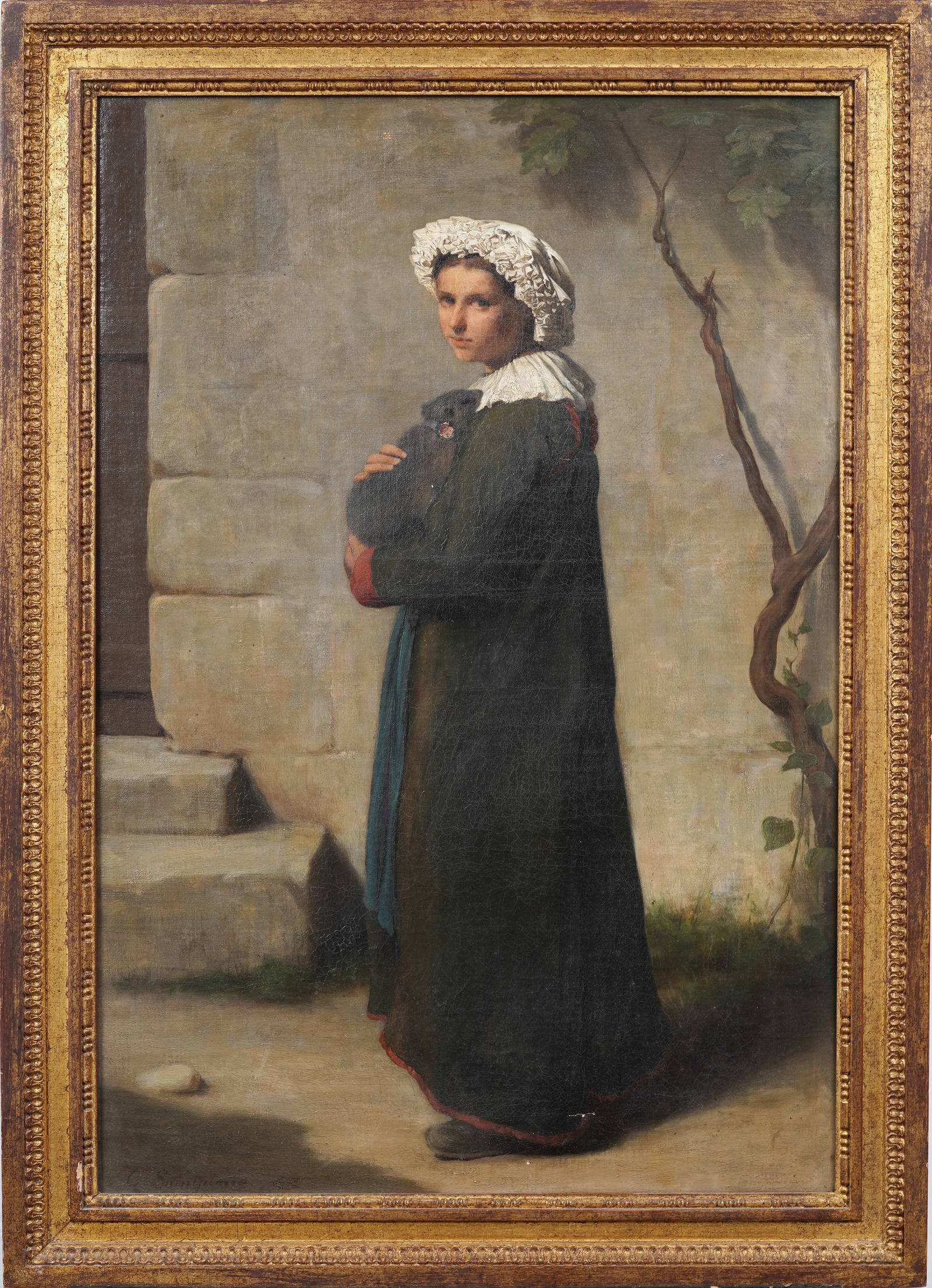 Gaston Casimir Saint-pierre (1833-1916) Antique French Portrait Of ...