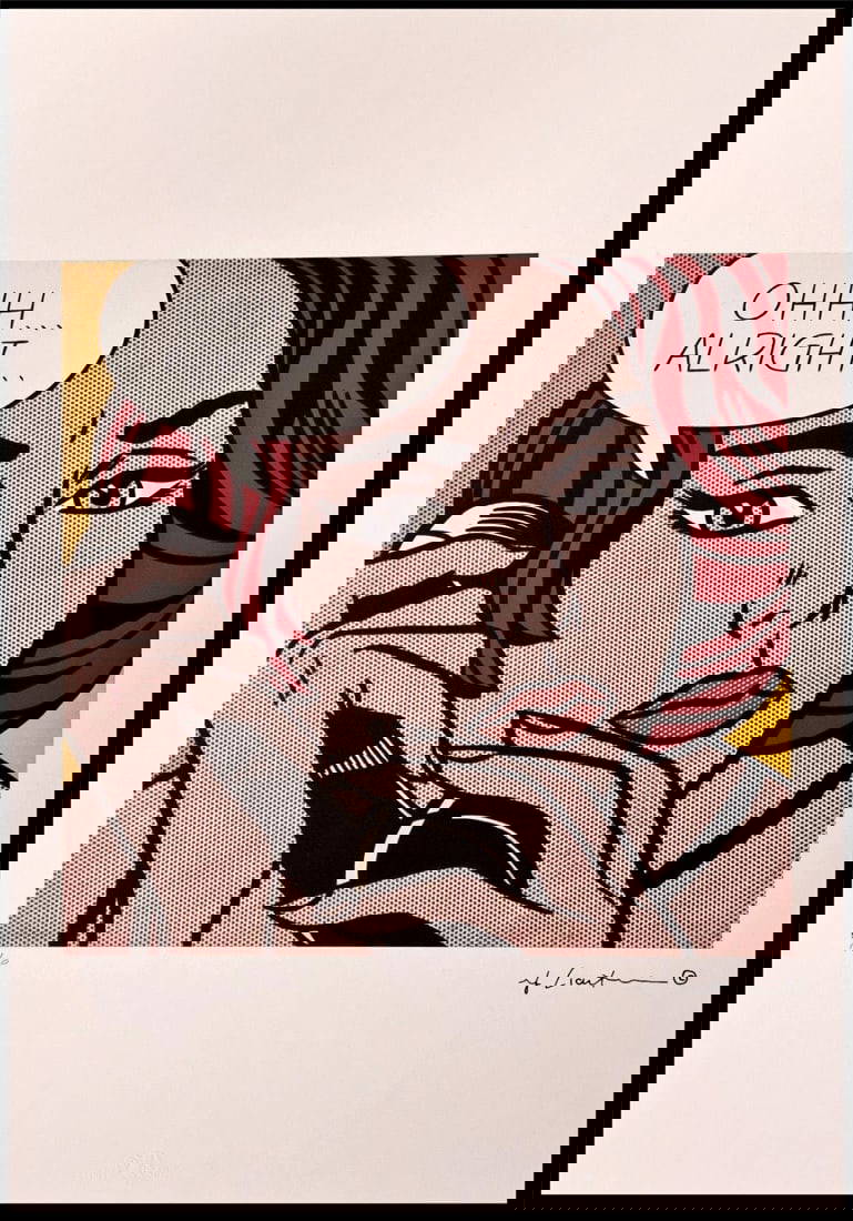 Roy Lichtenstein's Ohhh...alright..., A Limited Edition Lithography ...