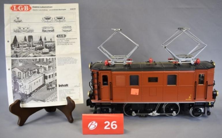 LGB 2045 RhB Electric Locomotive - Mar 12, 2022 | Bartkus Auctioneers in IN