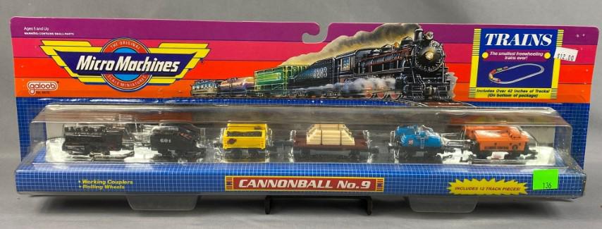Micro Machines Cannonball No. 9 Train Set