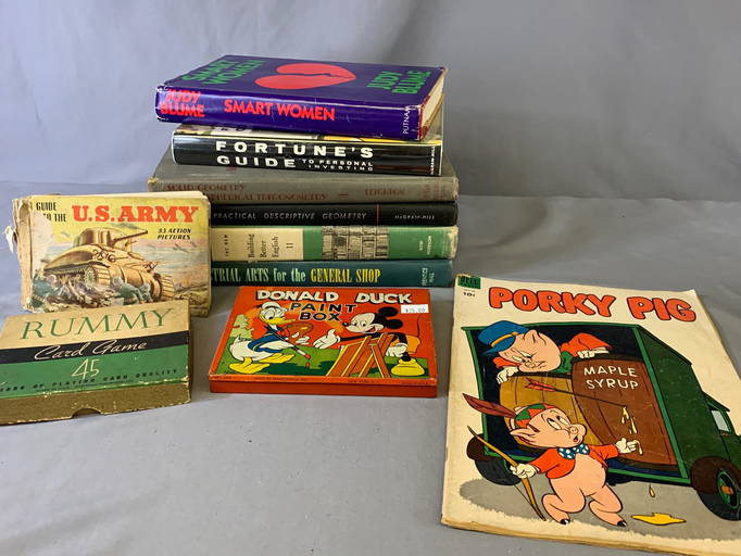 Us Army Book, Donald Duck Paint Box, Books, Porky Pig