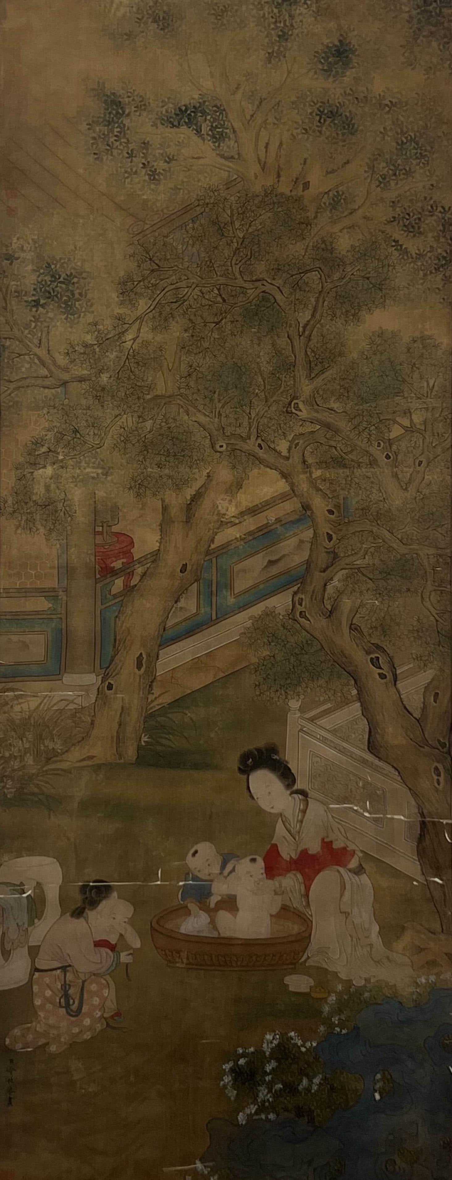 Leng Mei (1669 1742), Figure Painting