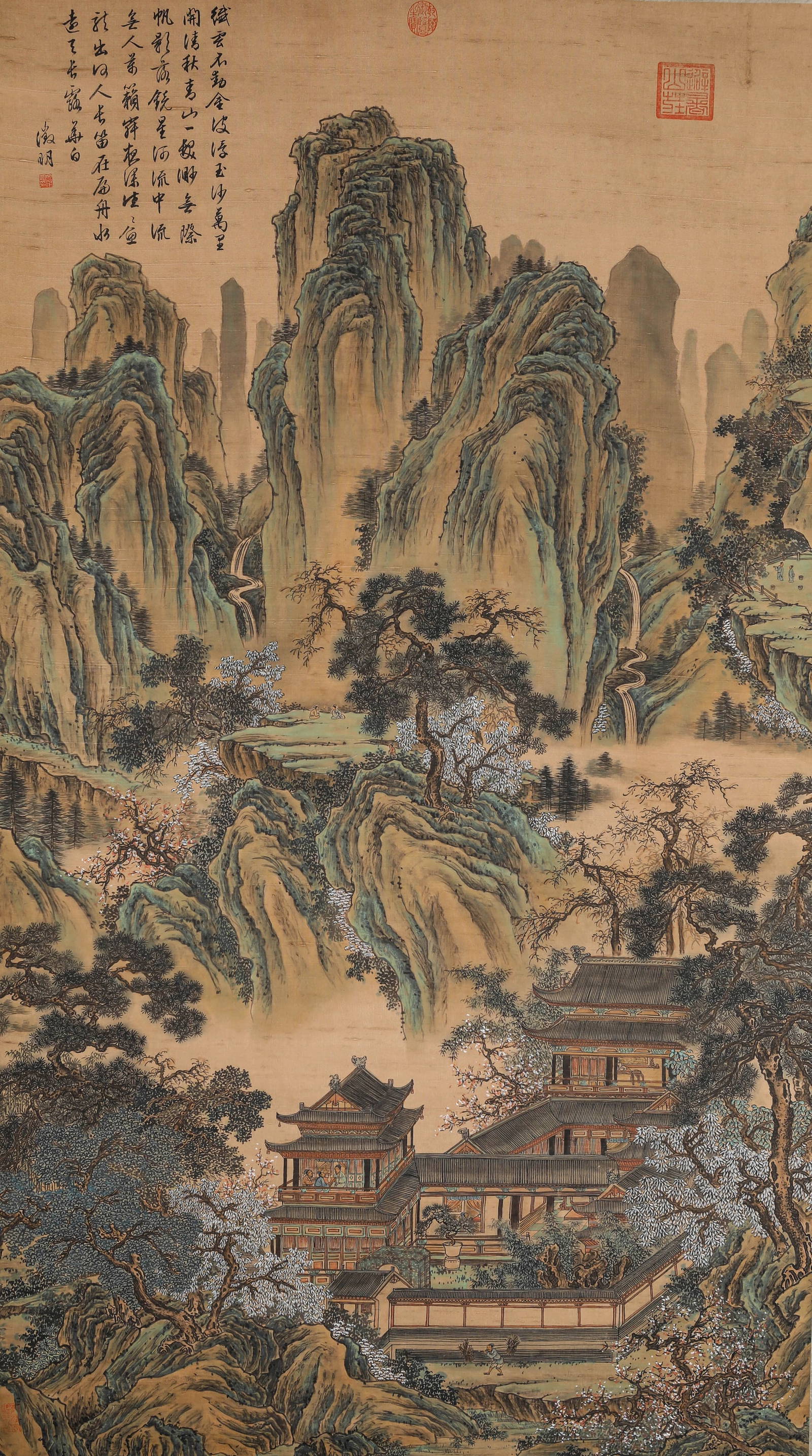 Wen Zhengming (1470-1559), Attributed To, Landscape And Figures Auction