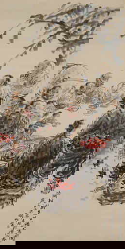 Wang Mingming (b. 1950), Attributed To, Figures